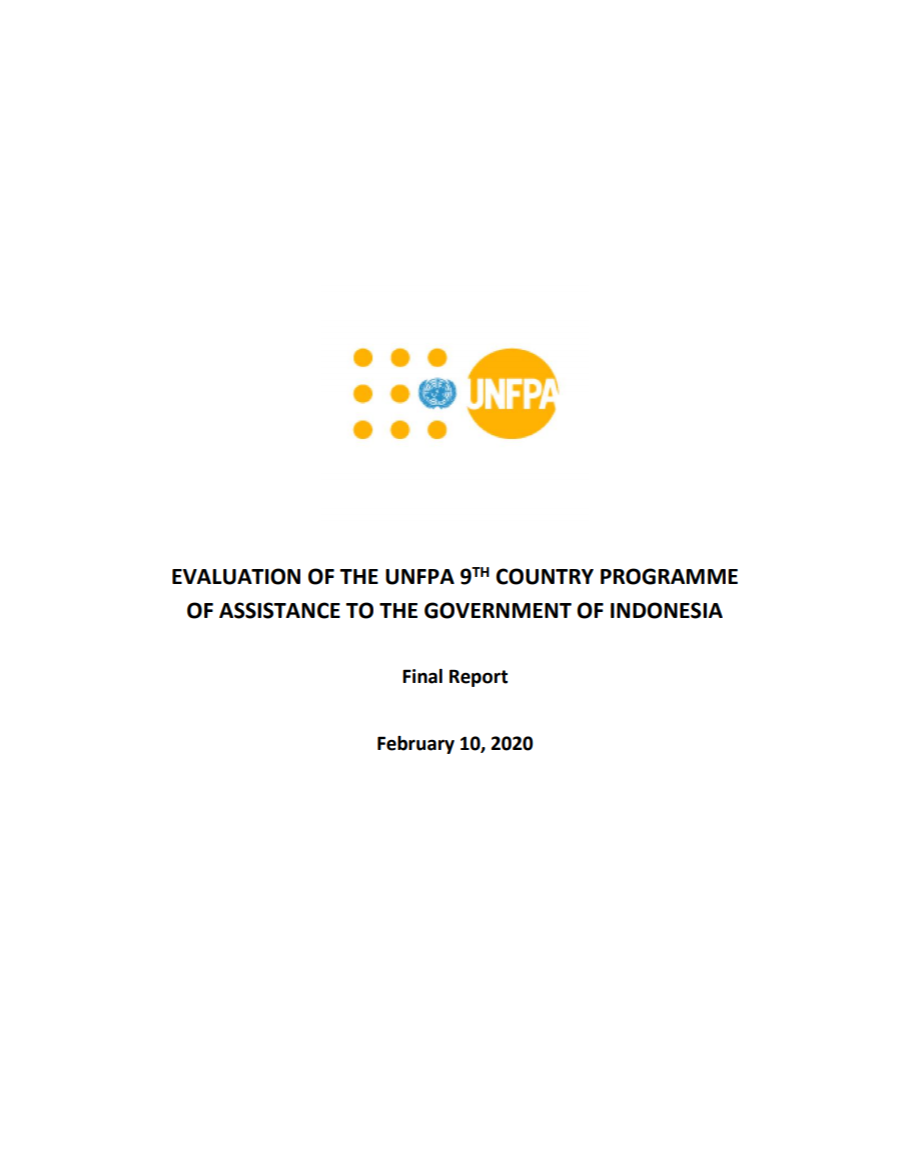 Evaluation of the UNFPA 9th Country Programme of Assistance to the ...