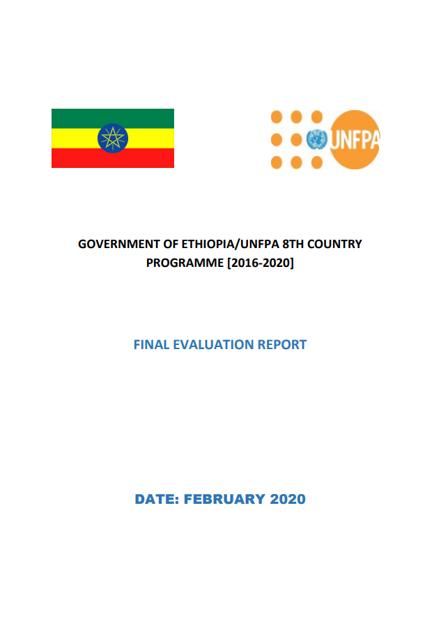 Government of Ethiopia/UNFPA 8th Country Programme Evaluation (2016 ...