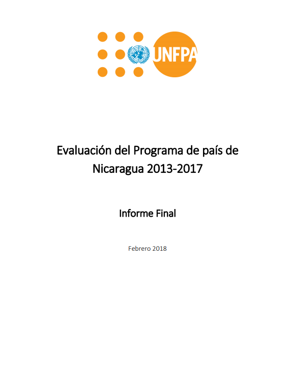 Evaluación del Programa de país de Nicaragua 2013-2017 | UNFPA ...