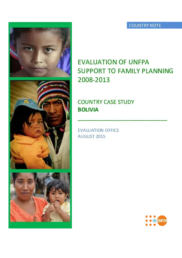 UNFPA Support to Family Planning | UNFPA Administrative Agent