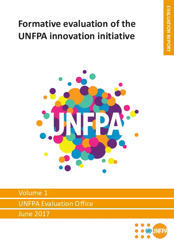 Formative evaluation of the UNFPA innovation initiative | UNFPA ...