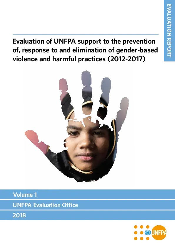 Corporate Evaluation of UNFPA support to the prevention, response to ...