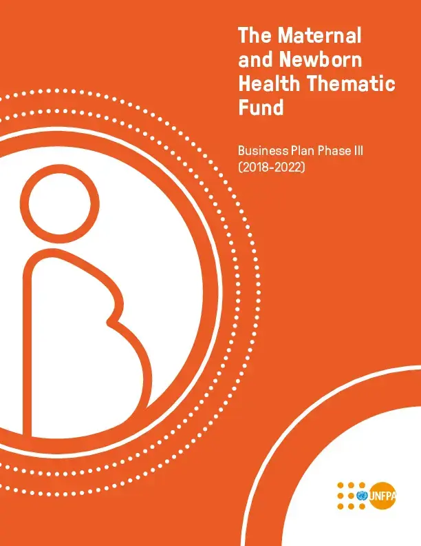 Business Plan: The Maternal and Newborn Health Thematic Fund | UNFPA ...