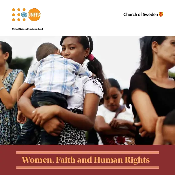 Women, Faith and Human Rights | UNFPA Administrative Agent