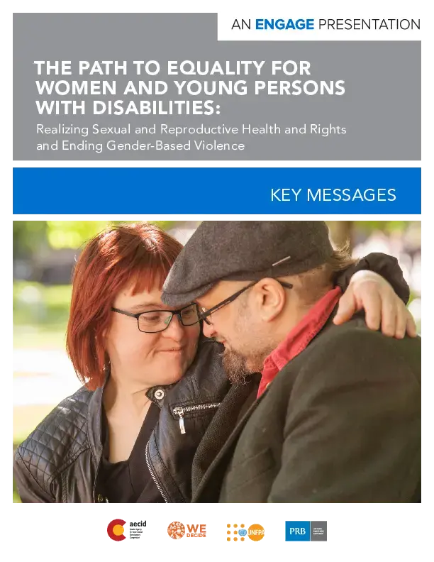 Key Messages for The Path to Equality for Women and Young Persons With ...